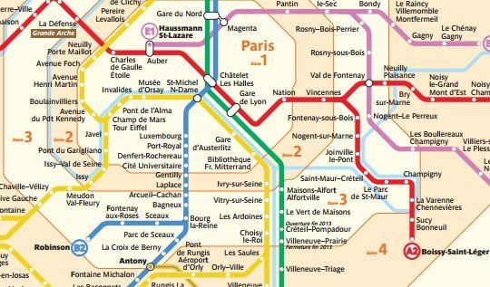 RER de París - Viajar a Paris