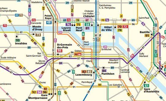 Viajar a Paris - Autobús en París