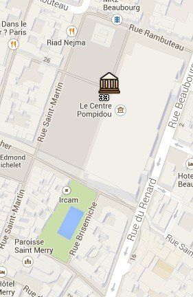 Viajar a Paris - Centro G. Pompidou de París